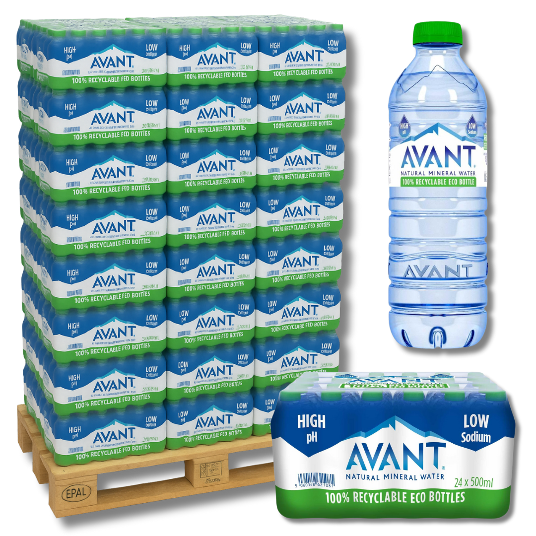 Avant Natural Mineral Still Water 500ml - Pallet Deal (91 Cases of 24