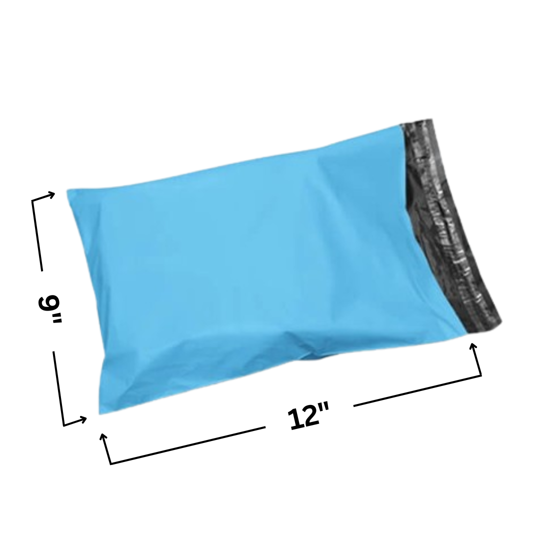9 x 12" Baby Blue Recycled Mailing Bag (22.9 x 30.5cm)